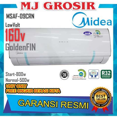 Jual Ac Midea Msaf 09 Crn 1 Pk 9 Crn R32 Standard Low Super Cool Unit