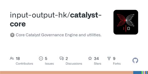 github input output hk catalyst core ⚙️ core catalyst governance