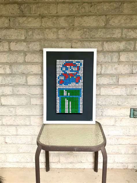 13x19 Mario Pipe Rubiks Cube Frame Etsy