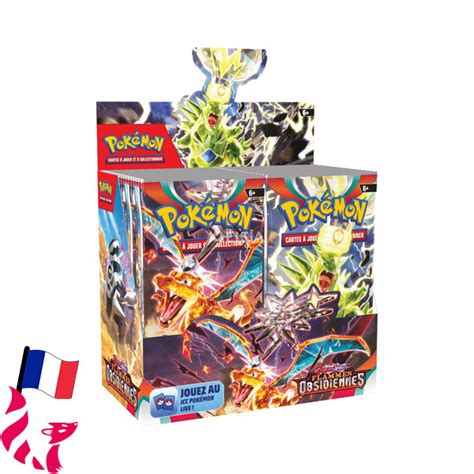 Pokémon Ev03 Flammes Obsidiennes Display Boutique Meisia