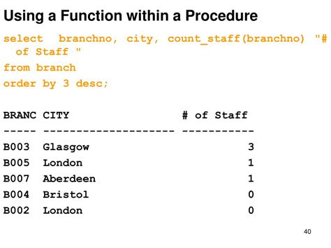 Ppt Oracle Stored Procedures Functions Powerpoint Presentation Free Download Id 5057492