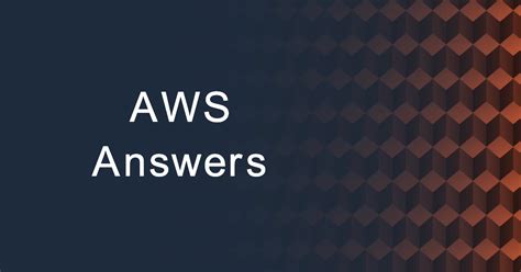 Aws Answers Developersio