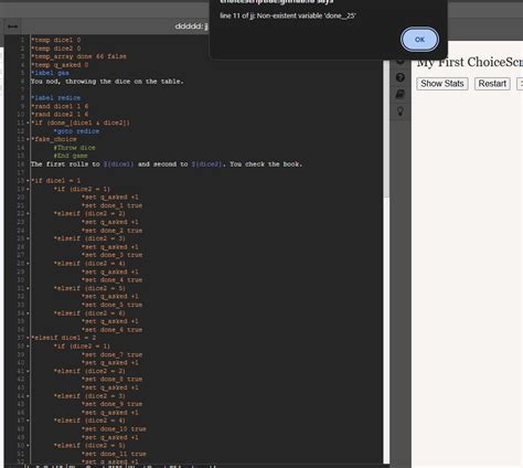 coding a dice game choicescript help choice of games forum