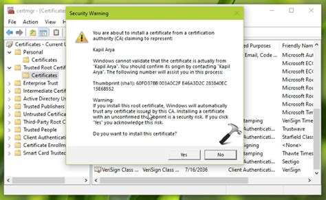 Generate Self Signed SSL Certificate In Windows 10 Server