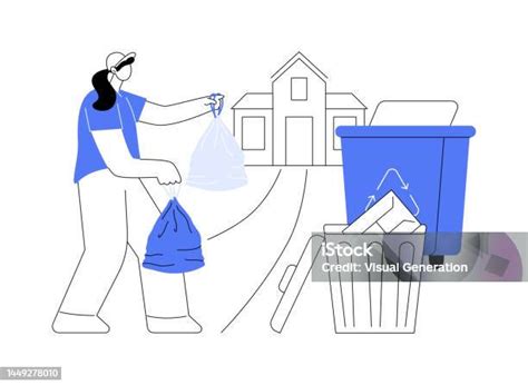 정크 제거 추상 적 개념 벡터 일러스트레이션 가공의 인물에 대한 스톡 벡터 아트 및 기타 이미지 가공의 인물 가을 개념