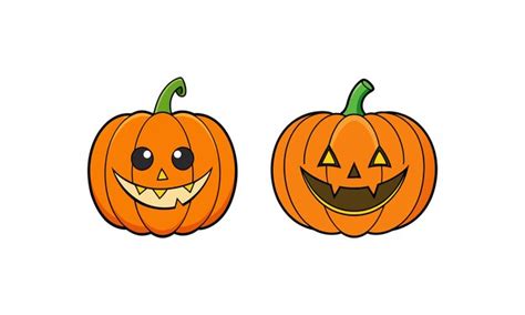 Halloween Pumpkin Vector Set Premium Ai Generated Vector