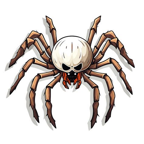 Векторная иллюстрация паука Премиум Ai сгенерированный вектор