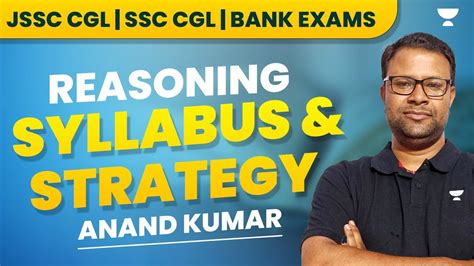 JSSC CGL Strategy Syllabus Reasoning JSSC CGL SSC Bank Exams YouTube