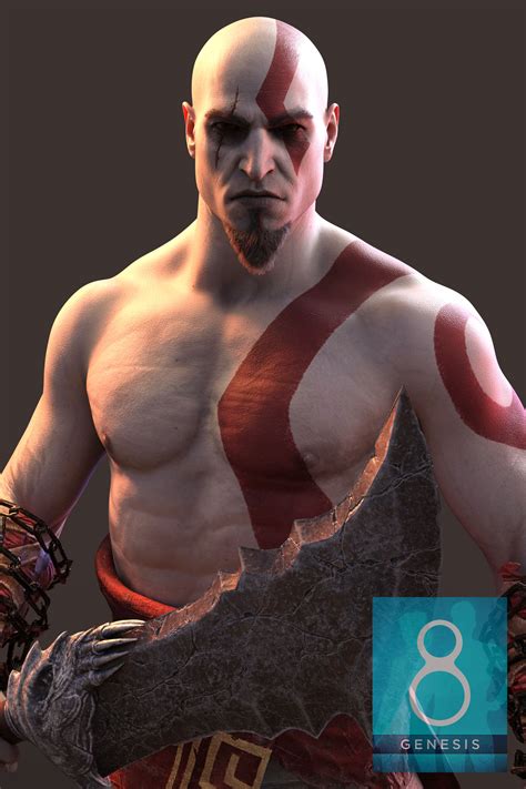 Gow R Young Kratos For G8m Daz By Zeppersda On Deviantart