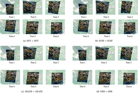 Image Registration Results Obtained With The Proposed Method Using