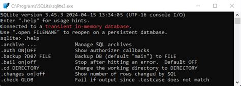 How To Navigate The Sqlite Command Line
