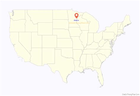 Map Of Askov City Thong Thai Real