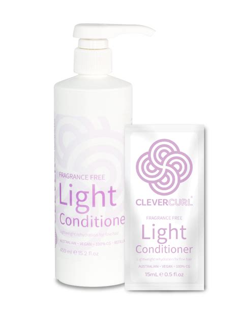Fragrance Free Light Conditioner For Hydration Clever Curl