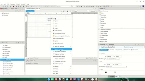 Jaspersoft Studio Tutorial Using JSON As Data Adapter YouTube