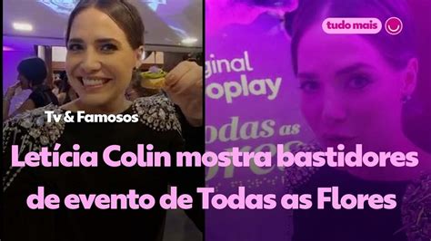 Vídeo Letícia Colin é repórter por um dia e mostra bastidores de