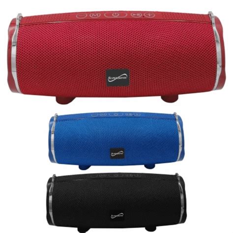 Supersonic Portable Bluetooth Wireless Speaker Blue Unit Kroger
