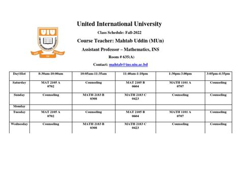 Uiu Class Schedule Fall 2022 Pdf