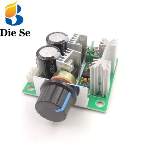 Adapter Dc12v 40v 10a Single Phase Knob Motor Speed Regulator Switch