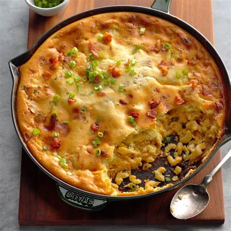 Bacon Mac ‘n Cheese Cornbread Skillet Recipe How To Make It