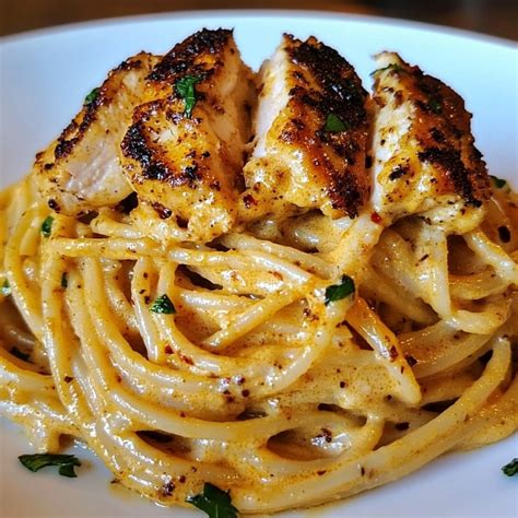 Savory Cajun Chicken Over Creamy Parmesan Linguine Cookery Charm
