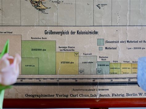 Vintage School Wall Chart Huge World Map 1908 Original Educational Chart Etsy