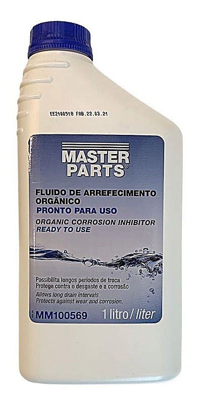Fluido De Arrefecimento Pronto Para Uso Master Parts Mwm 1l Produtos