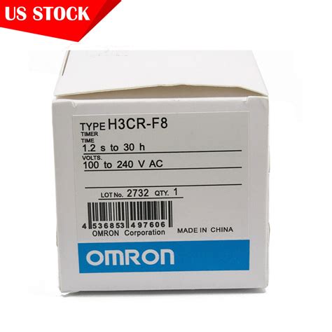 Omron Plc Twin Timer H3cr F8 100 240v Ac New In Box 1 Year Warranty Ebay