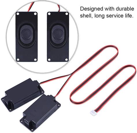 PUSOKEI 1 Pair 70mm X 30mm 8ohm 5W Speaker Replacement Speakers For TV