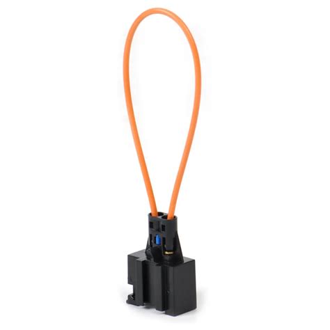 Beler 1pc Plastic Male Most Optical Optic Fiber Loop Adaptor Connector