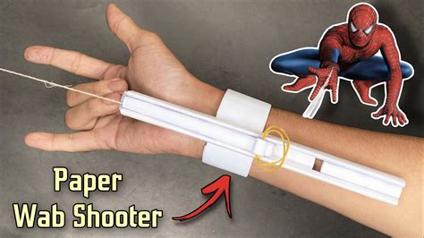 How To Make SPIDER MAN Web Shooter With Paper MARVEL Toy Making