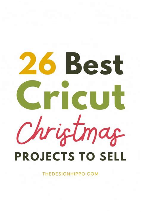 26 Best Cricut Christmas Projects To Sell Ideas Christmas Projects