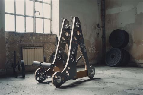 A Sturdy Metal Object Is Placed On A Flat Surface An Instrument Of
