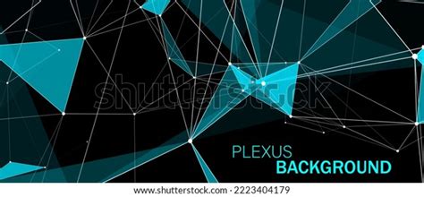 Plexus Lines Dots Connected Particles Network Stock Vector Royalty Free 2223404179 Shutterstock