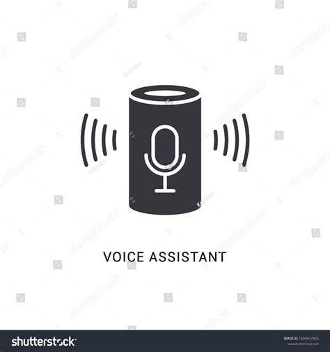 Voice Assistant Smart Icon Digital Voice Stock Vector Royalty Free