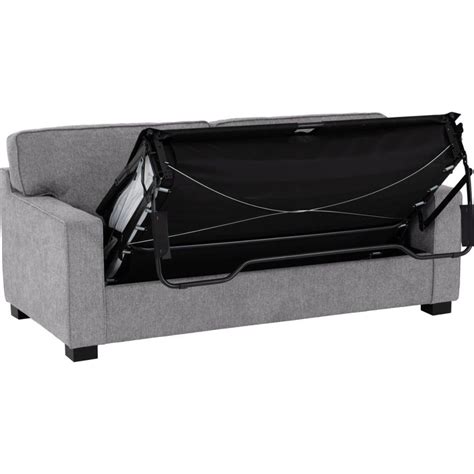 Eton Sofa Bed Light Grey Fabric