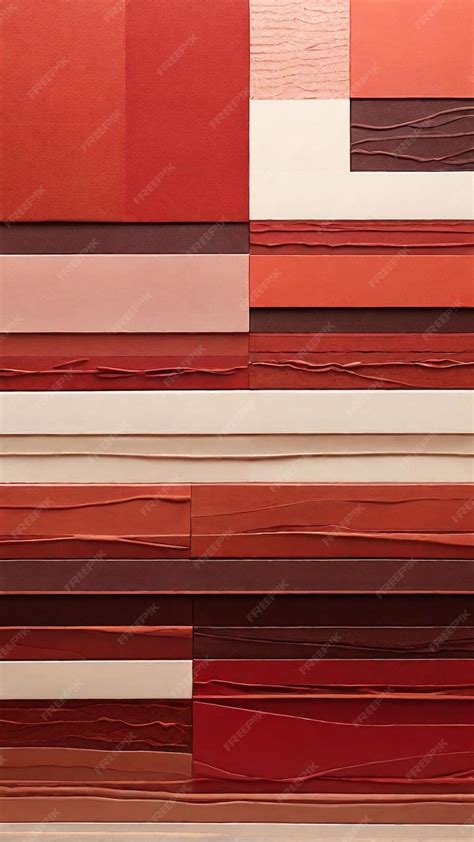Premium Photo Layered Textures Different Textures And Patterns In Shades Of Red