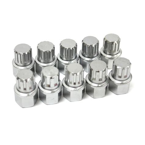 10 Pc Wheel Locking Key Set Anti Theft Tamper Proof Lug Nut Master For Bmw Econosuperstore