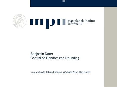 ppt controlled randomized rounding powerpoint presentation free