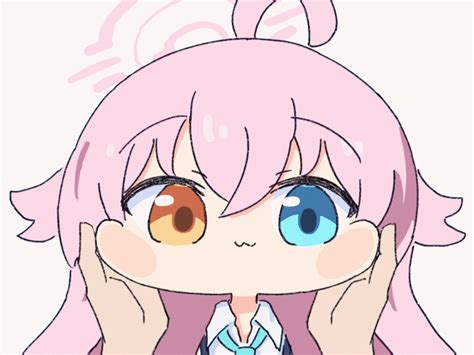 Safebooru 1girl 1other 3 Ahoge Animated Animated  Blue Archive
