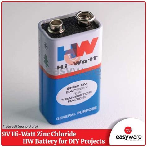 Jual Battery 9v For Arduino Raspberry Hw Baterai 9v Hw Di Seller