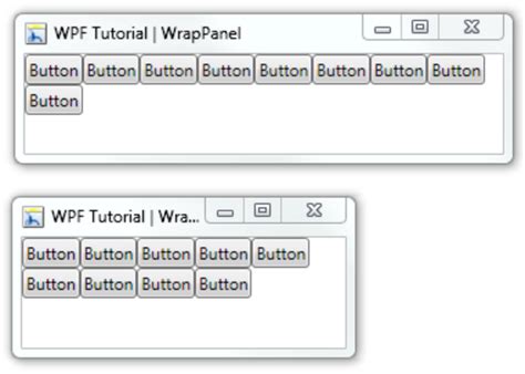 C Wrap Controls Inside A Stack Panel Stack Overflow