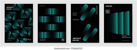 Modern Gradient Poster Background Vector Set Stock Vector Royalty Free 2526642531 Shutterstock