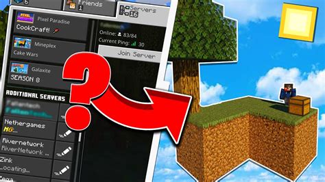 Best Skyblock Server On Minecraft Bedrock Edition Youtube