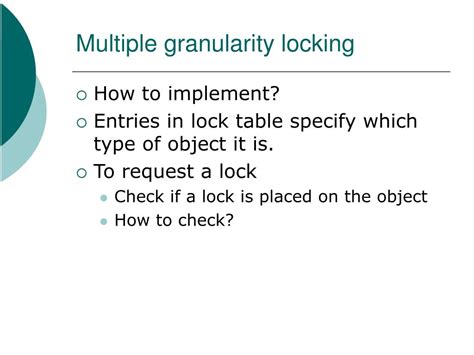 Ppt Csis 7102 Spring 2004 Lecture 4 Issues In Locking Techniques