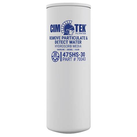 Cim Tek Hydrosorb Fuel Filter 70043 30 Micron