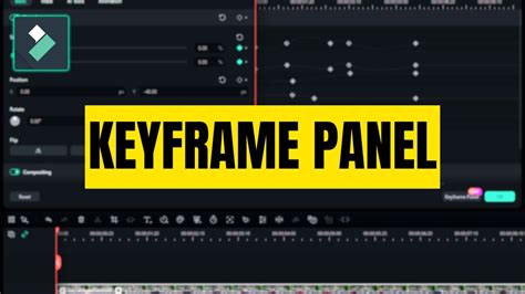 Using The KEYFRAME PANEL In Filmora 13 YouTube