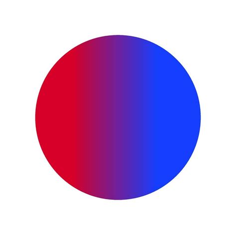 Red Blue Gradient Round Vector Red Blue Circle Icon 20293129 Vector