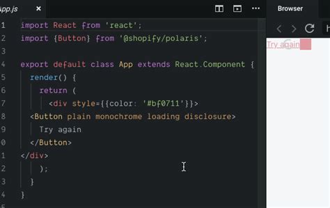 Button Plain Monochrome Disclosure And Loading Is Borkened · Issue