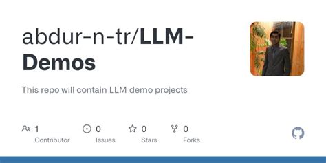 Abdur Rehman Nadeem On Linkedin Github Abdurrehman11llm Demos This Repo Will Contain Llm