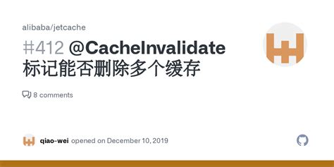 Cacheinvalidate Issue Alibaba Jetcache Github